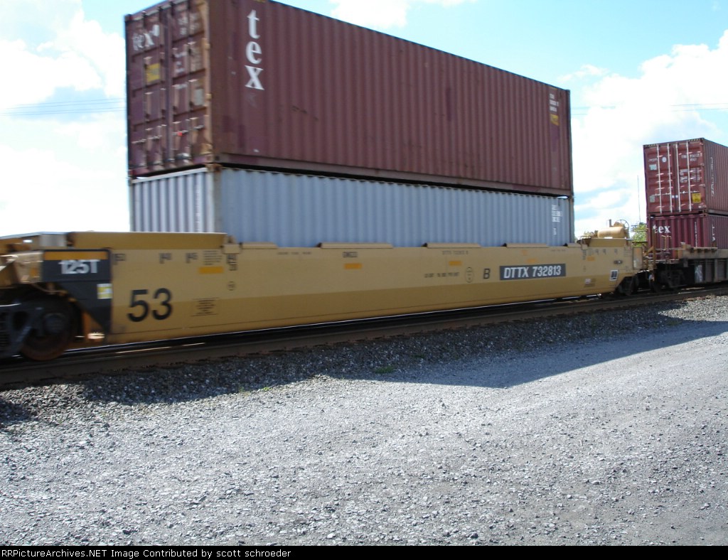 DTTX 732813B Double Stackcar EB